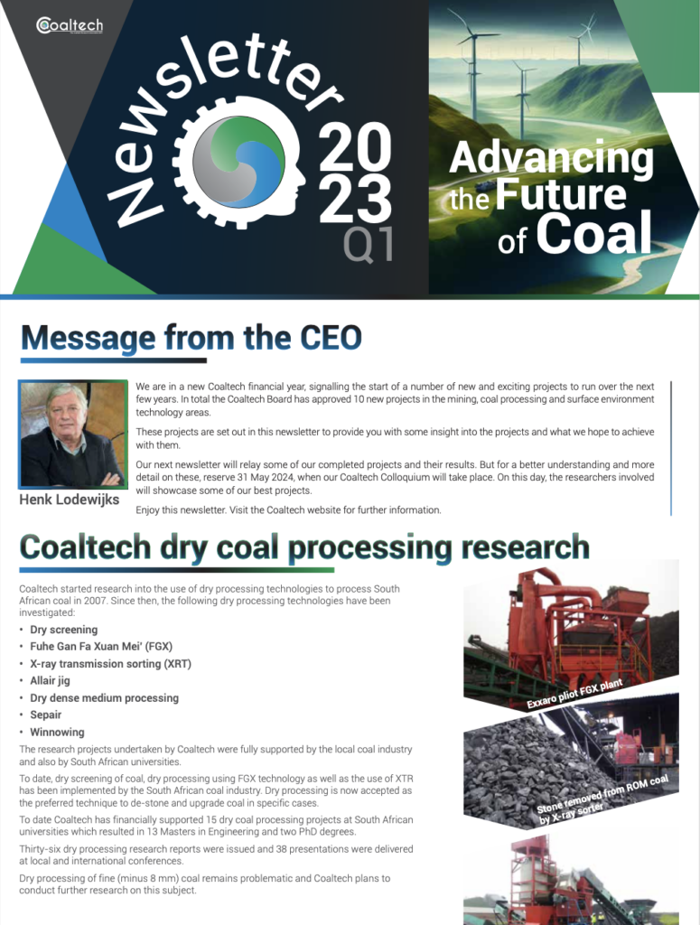Home - Coaltech Research Association